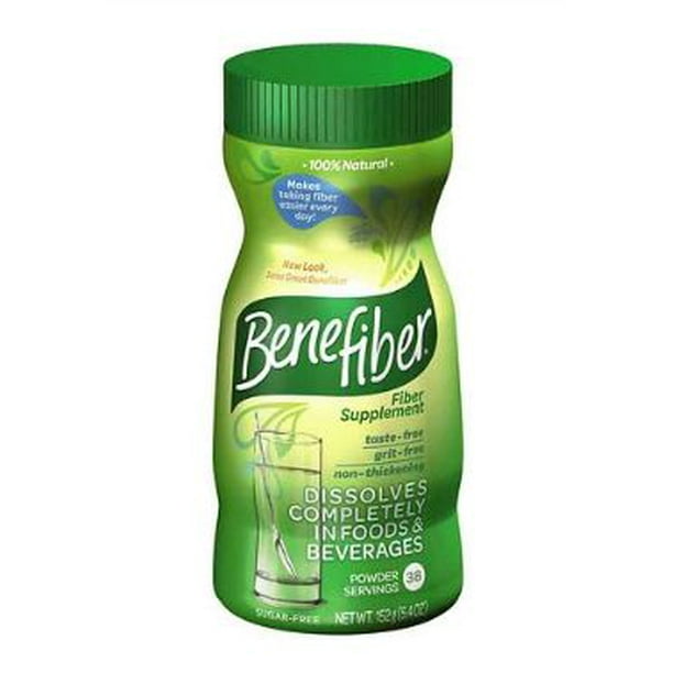 Benefiber Oral Fiber Supplement Unflavored Powder 5.4 oz. Container ...