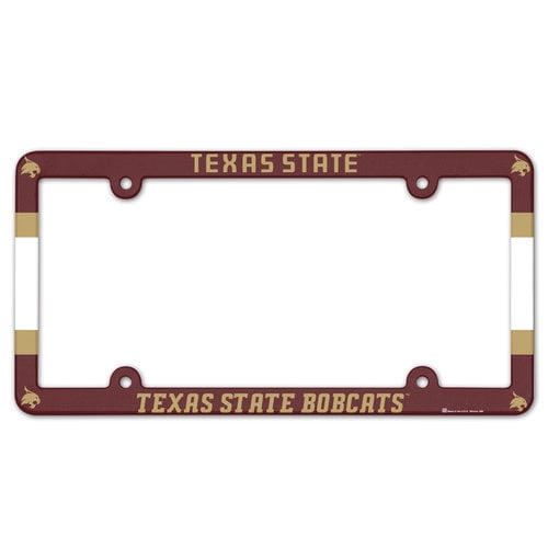 American Logo Products Texas State Bobcats License Plate Frame ...