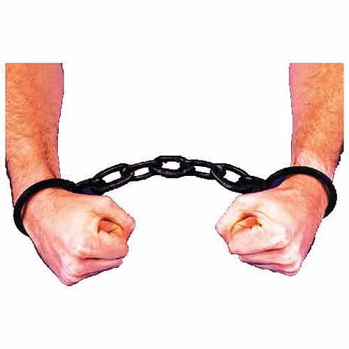 Rubber Shackles Adult Halloween Accessory - Walmart.com