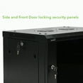 NavePoint 6U Server Rack Enclosure - 23.6” Deep, 6U Wall Mount Network ...