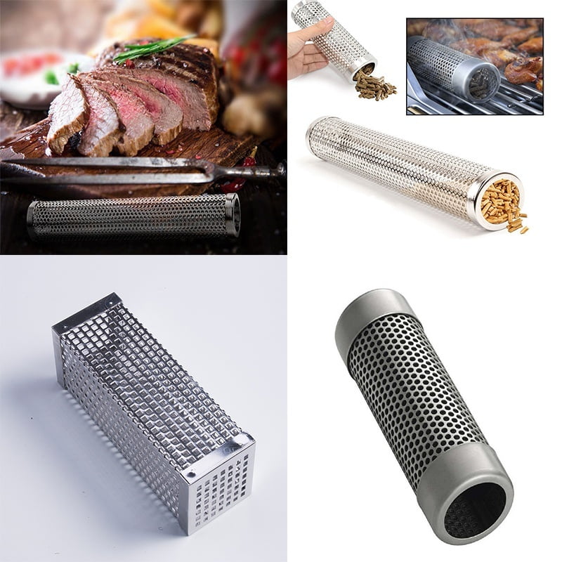 Hot Stainless Steel Pellet Tube Smoker Pipe Outdoor Cooking BBQ Tools ...