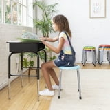 ECR4Kids Daisy Stackable Stool Set, Assorted, 8-Piece - Walmart.com