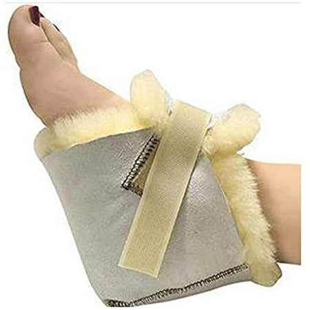 100% Genuine Sheepskin Heel Protector Protect Feet, Heels & Elbows Bed ...