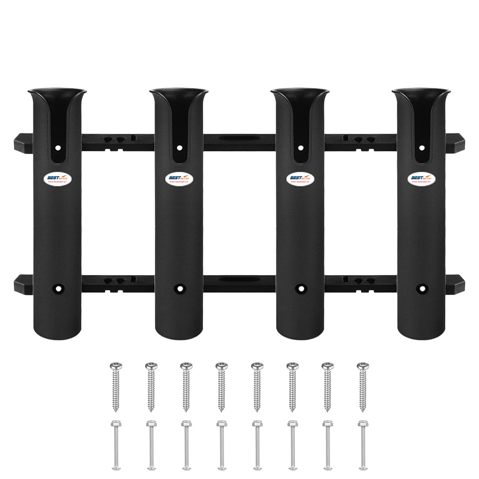 BSET MATEL 4-Slot Detachable Fishing Rod Holder for Boats, Jet Skis ...