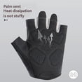 Thicken Shocked Absorption Padding Bike Gloves Flexible Half Finger ...