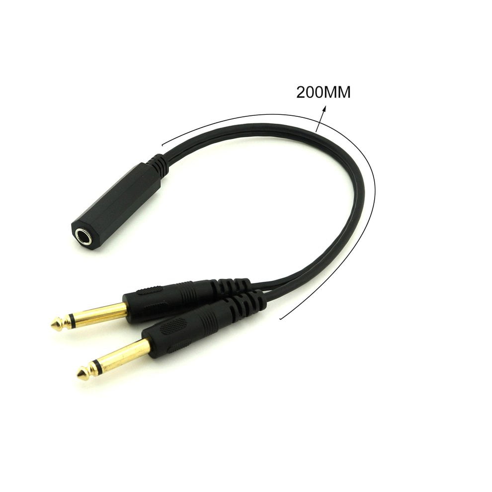 1 8 stereo to 1 4 mono splitter - wholeFlex