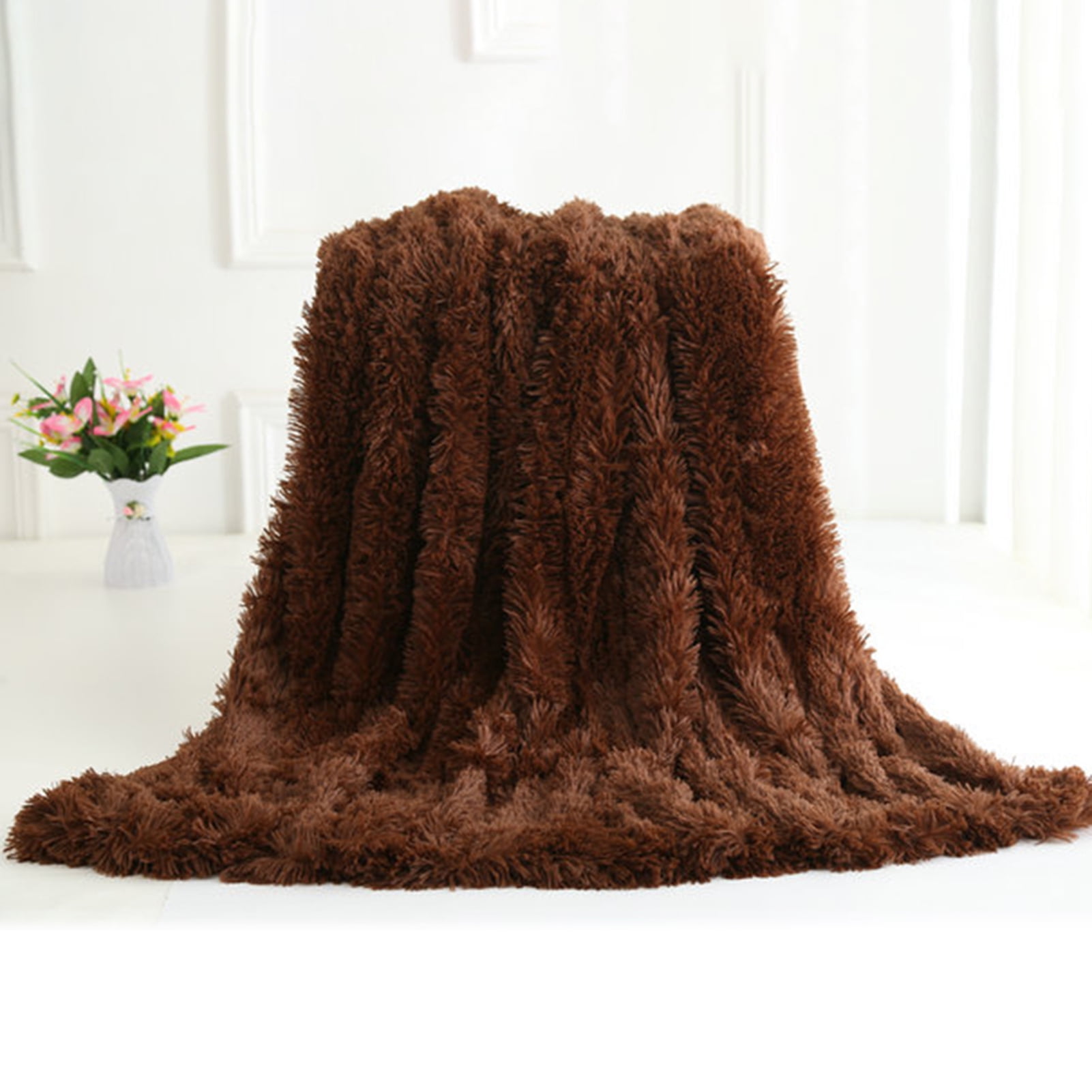 Click here for Pangjifa Long Fur Throw Blanket Super Soft Long Sh... prices