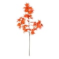 2-Piece 35.43in Artificial Red Maple Leaf Branch Realistic Autumn ...