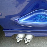 Skull Muffler Exhaust Tip - Suitable for 2 Inch Pipes, with Clamping ...