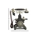 DecMode Vintage Telephone Accent Décor with Tarnish Black and Brass ...