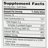 Caltrate 600+D3 Soft Chews - Advanced Bone Health Calcium & Vitamin D ...