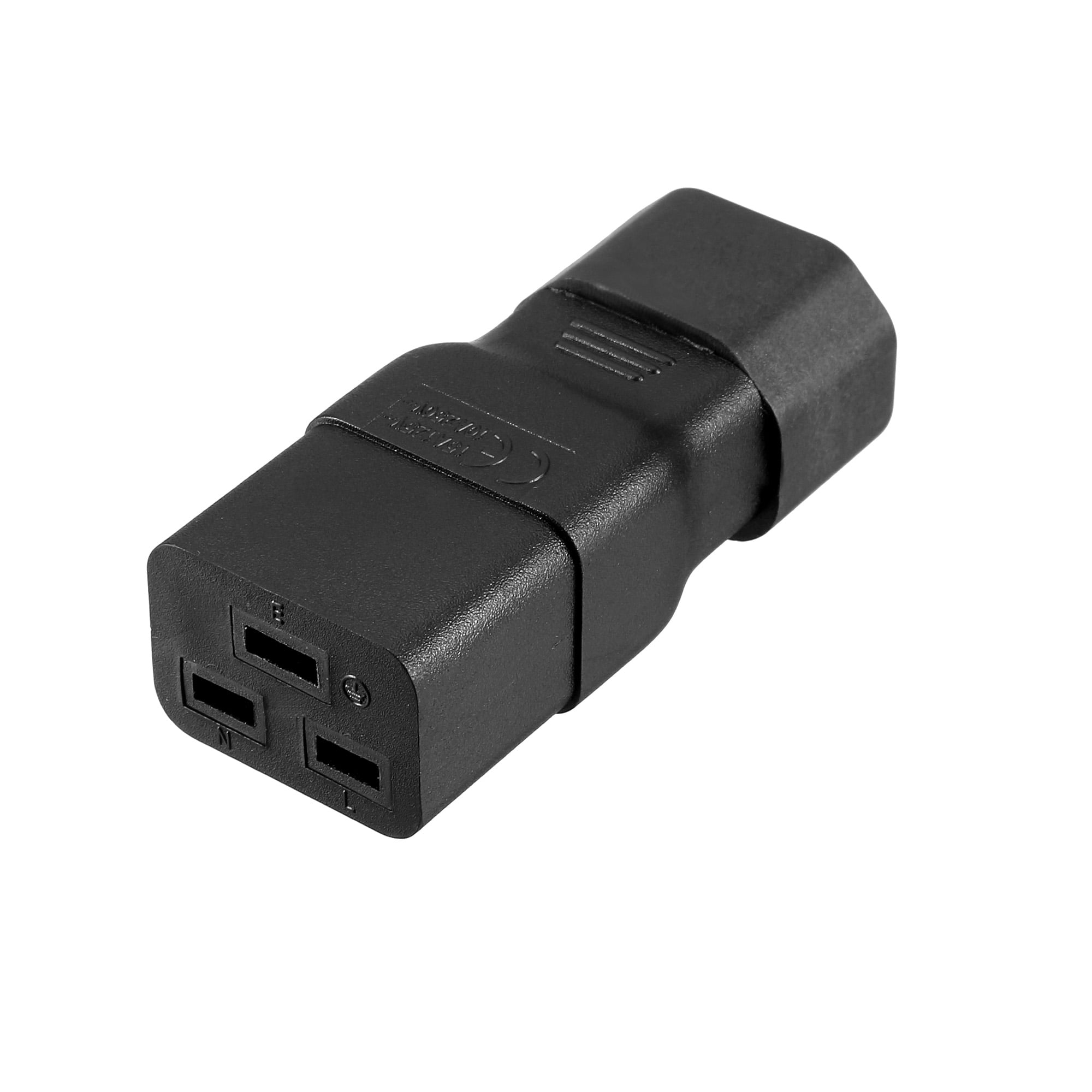 AC 125V 15A/AC 250V 10A IEC320 Male C14 to Female C19 Power Socket ... AC 125V 15A/AC 250V 10A IEC320 Male C14 to Female C19 Power Socket ...
