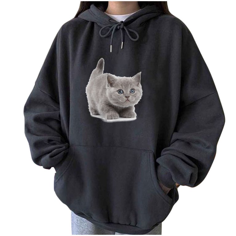 Cute Cat Sweaters For Women