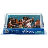 Disney Moana Deluxe 10-Piece Character Figurine Toy Playset - Walmart.com