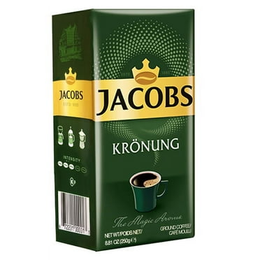 Jacobs Kronung Decaf Ground Coffee 17.6oz/500gr - Walmart.com