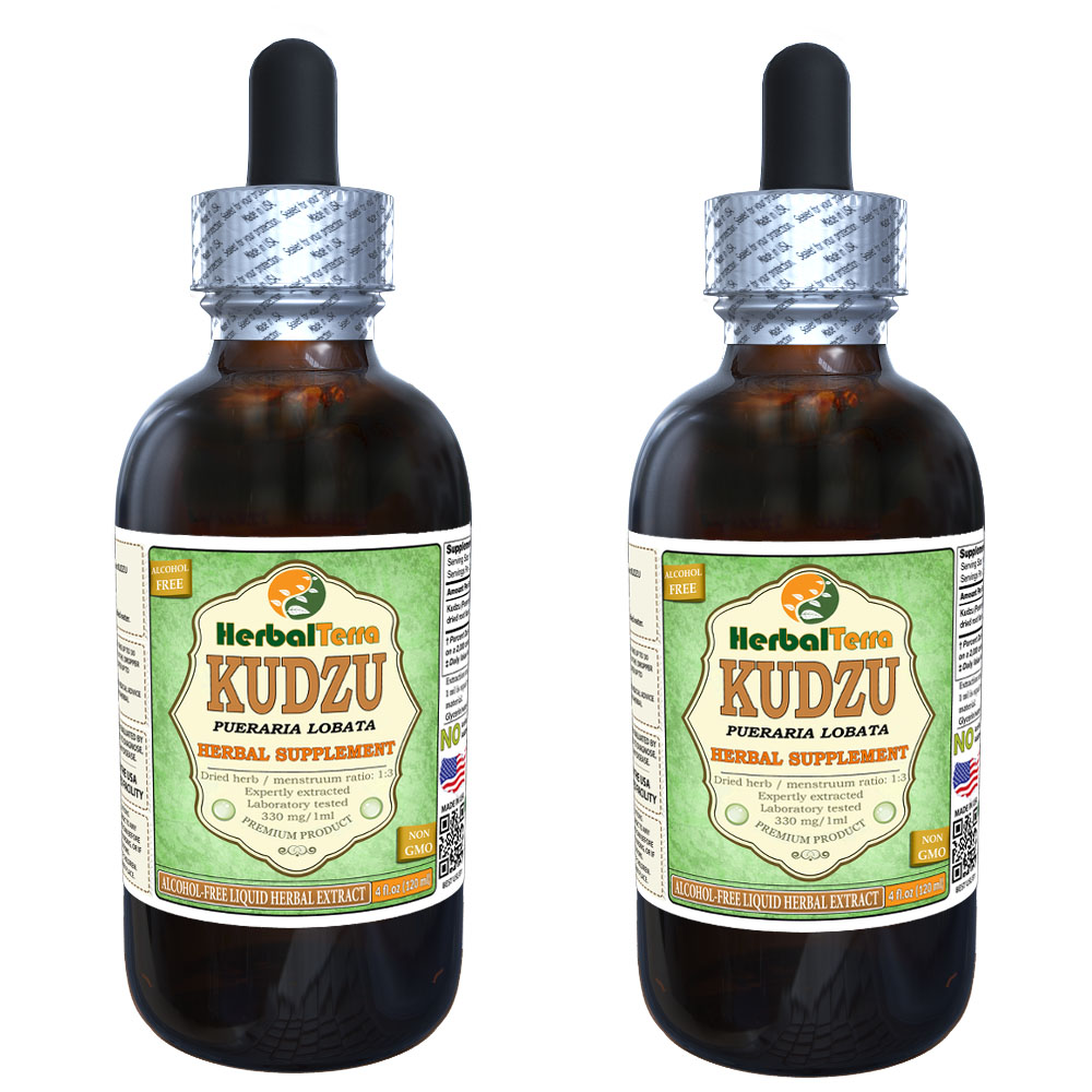 Kudzu (Pueraria Lobata) Glycerite, Organic Dried Roots Alcohol-FREE ...