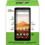 Cricket Wireless Alcatel Glimpse Cell Phone, 16GB, Suede Black ...
