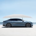 15.09*7.55ft Silver Grey Car Umbrella Tent Sun Shade Roof Waterproof ...