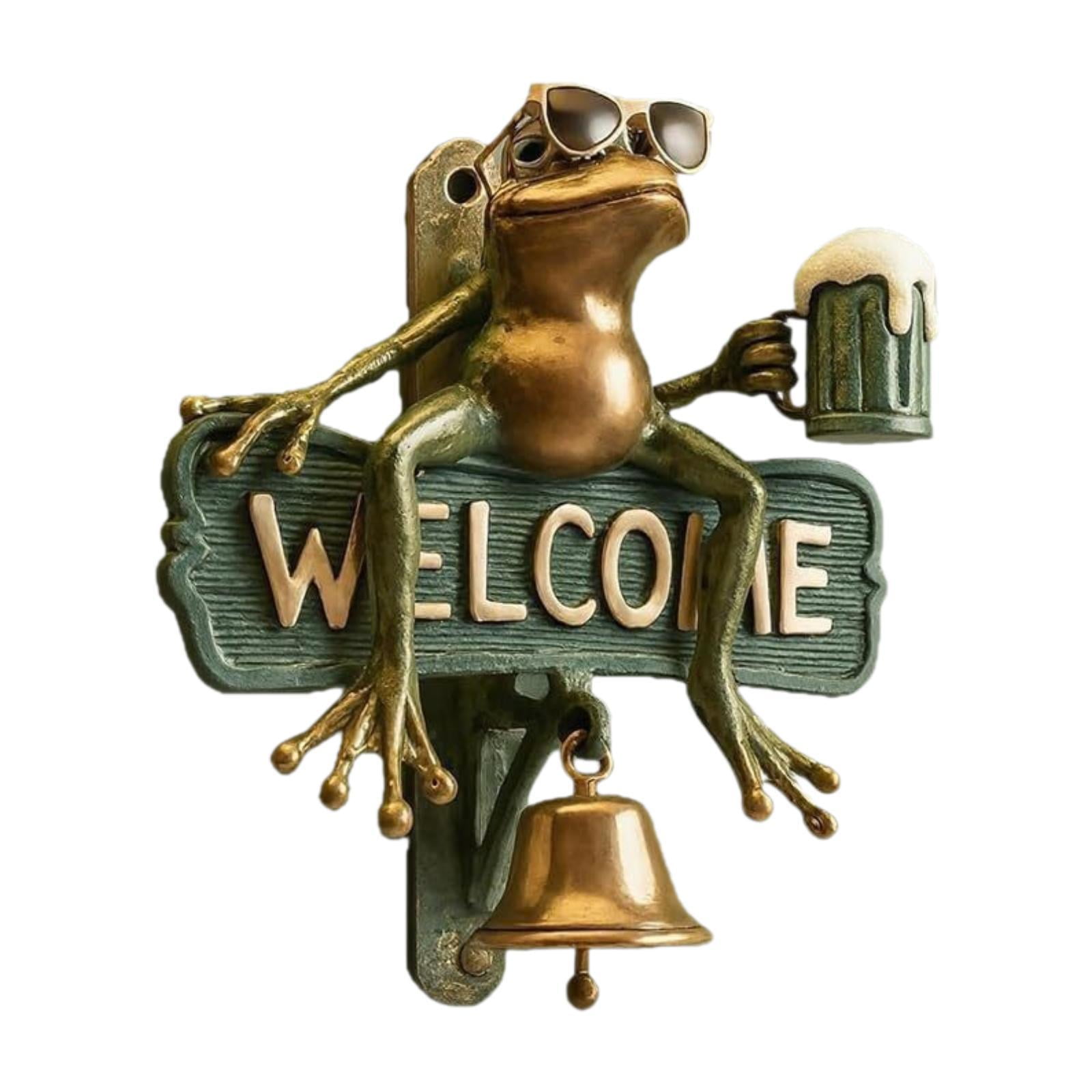 Click here for Jifeng Resin Frog Door Bell Wind Chime Hanging Orn... prices