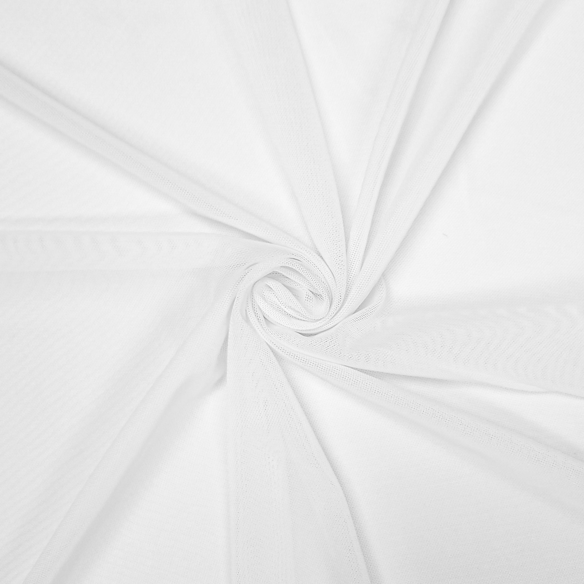 FREE SHIPPING!!! White Stretch Power Mesh Light Weight 100 GSM Fabric ...