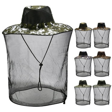 Midge Mosquito Insect Hat Bug Mesh Head Net Face Head Protector Mesh ...