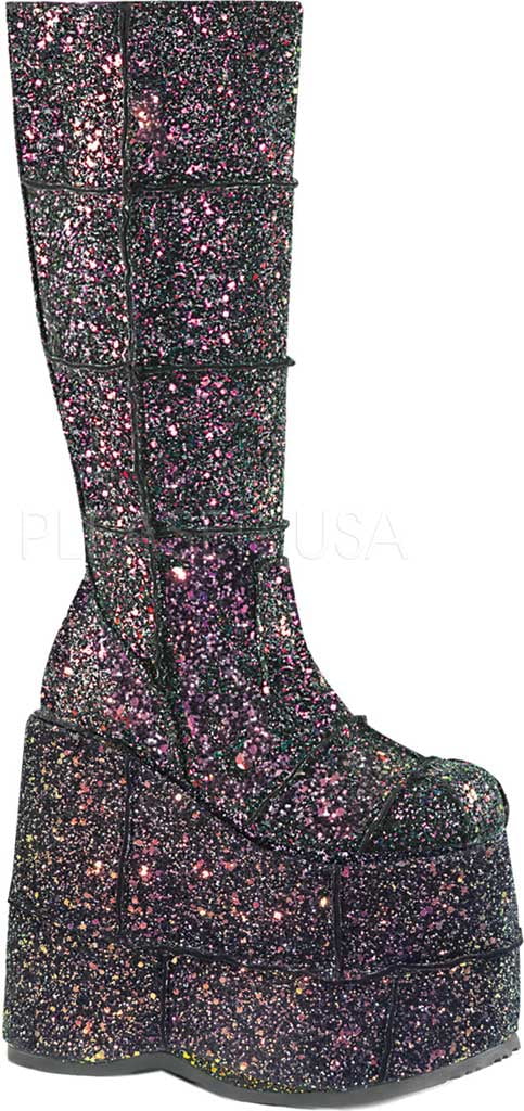 Men's Demonia Stack 301G Platform Knee High Boot - Walmart.com