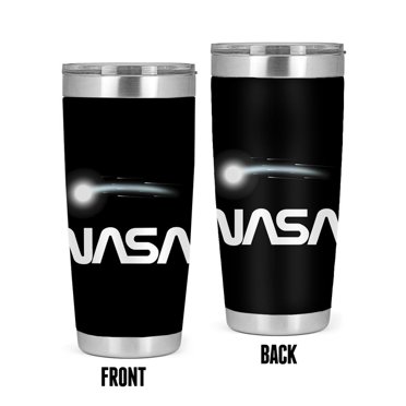 NASA Nasa Baby Blue Rocket Art Tumbler -NASA Designs, 20 oz Stainless ...