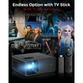Mini Projector, 2025 Upgraded Full HD 1080P Support Video Projector ...