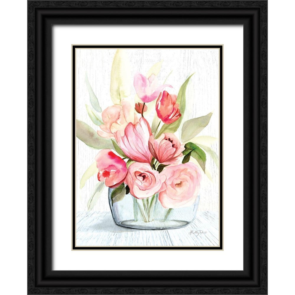 Talent, Kelley 11x14 Black Ornate Wood Framed with Double Matting ...