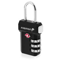 Fosmon TSA Approved 4 Pack Luggage Locks, 3 Digit Combo, Alloy Body ...