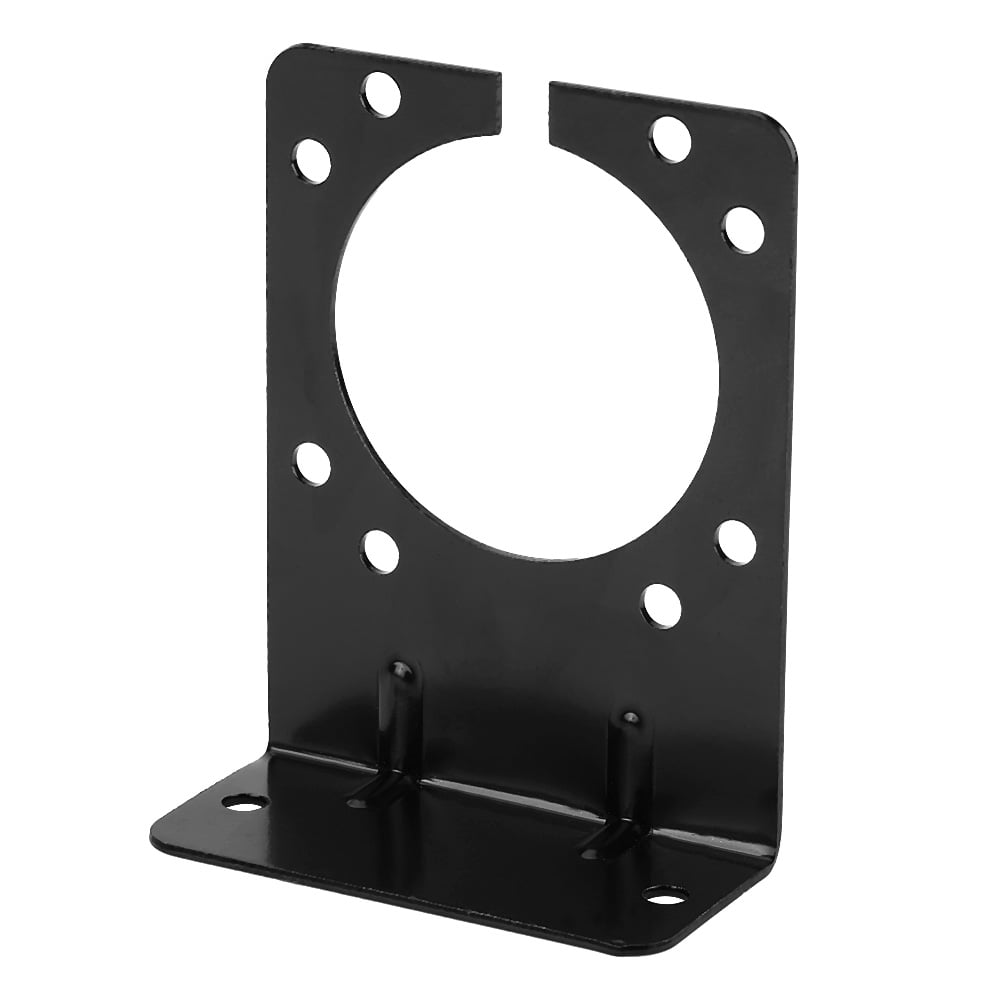 ANGGREK Black Metal Mounting Bracket Holder for 7 Pin Caravan Towing ...