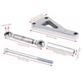 Alternator Bracket Kit Fit for Chevy SBC 350 Long Water Pump Small ...