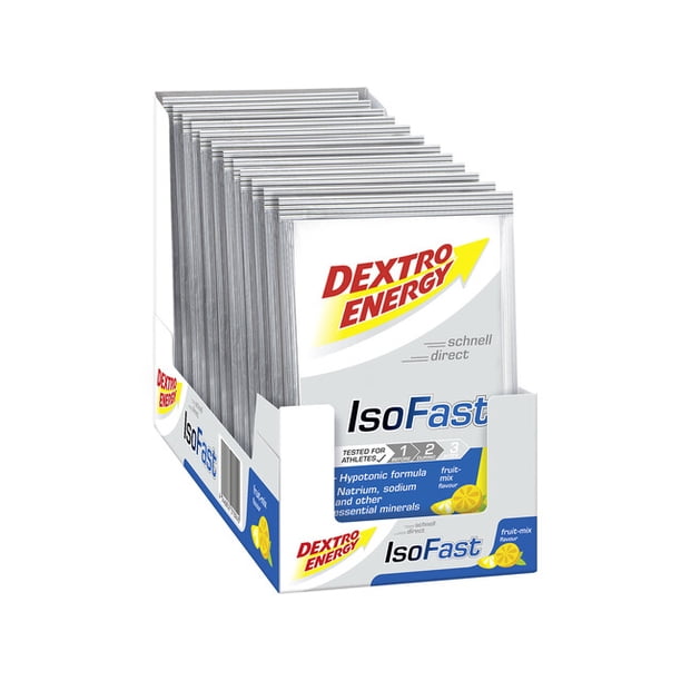 Bebida Hipotónica DEXTRO ENERGY Iso Fast Sabor Mix de Frutas 56g 12pzs ...