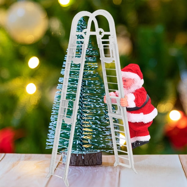 Escalera eléctrica para trepar Papá Noel con música Papá Noel trepando ...