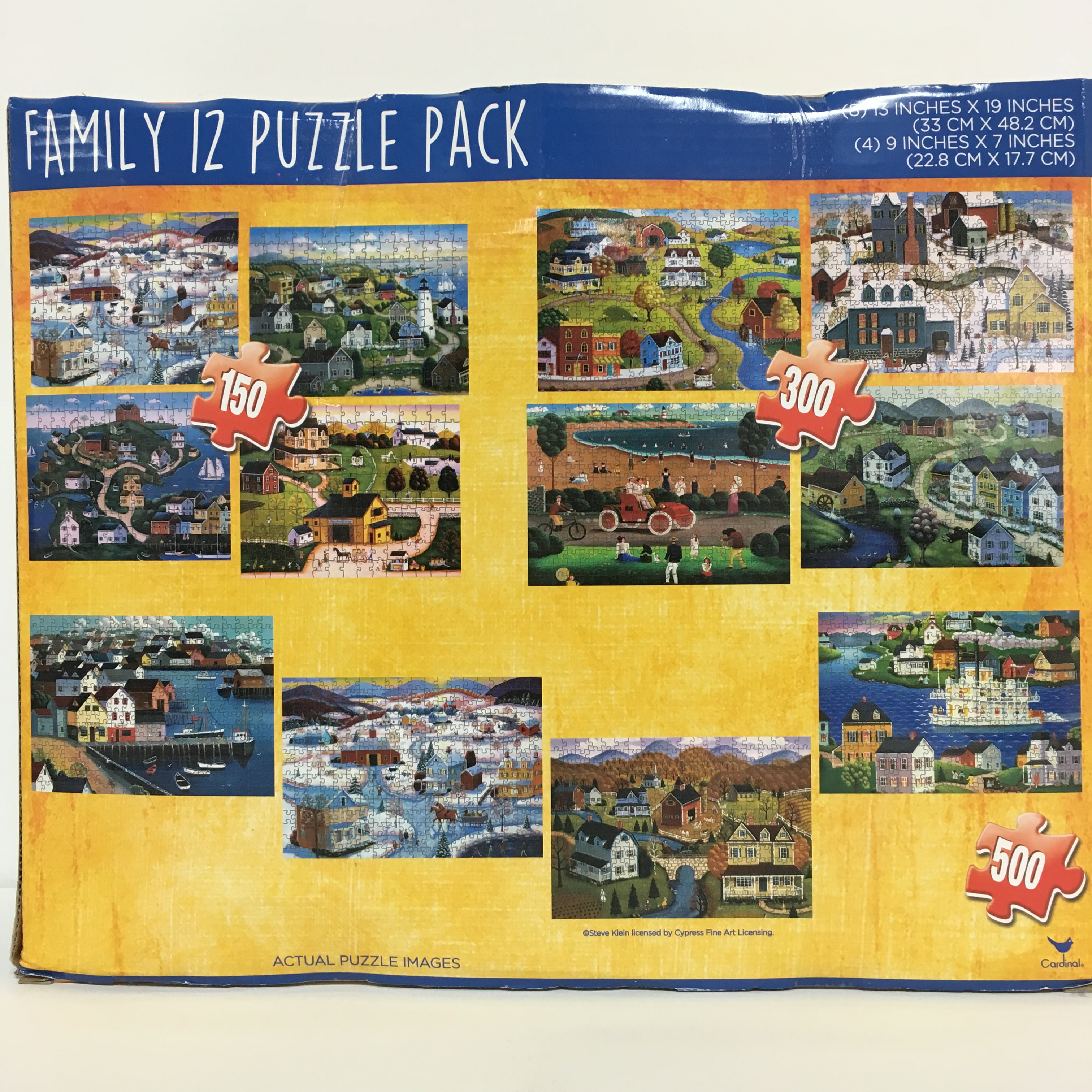 Cardinal Games Family 12 Pack Puzzle Nature And Travel - Walmart.com