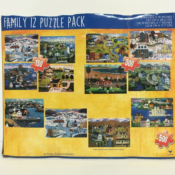 Cardinal Games Family 12 Pack Puzzle Nature And Travel - Walmart.com ...
