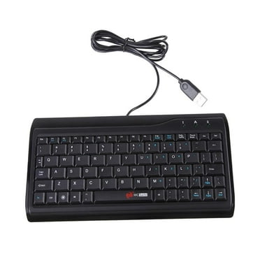 Adesso AKB-901 – Mini Keyboard (USB+PS/2 Silver/Black) - Walmart.com