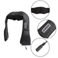 Shiatsu Kneading Neck Back Shoulder Massager Heat Magic Lumbar Support ...