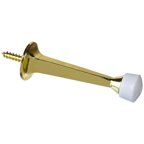 Stanley Hardware 807255 Antique Brass Spring Door Stop - Walmart.com