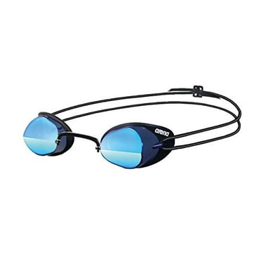Arena Swedix Swimming Goggles in Blue-Black, Adjustable Size - Walmart.com