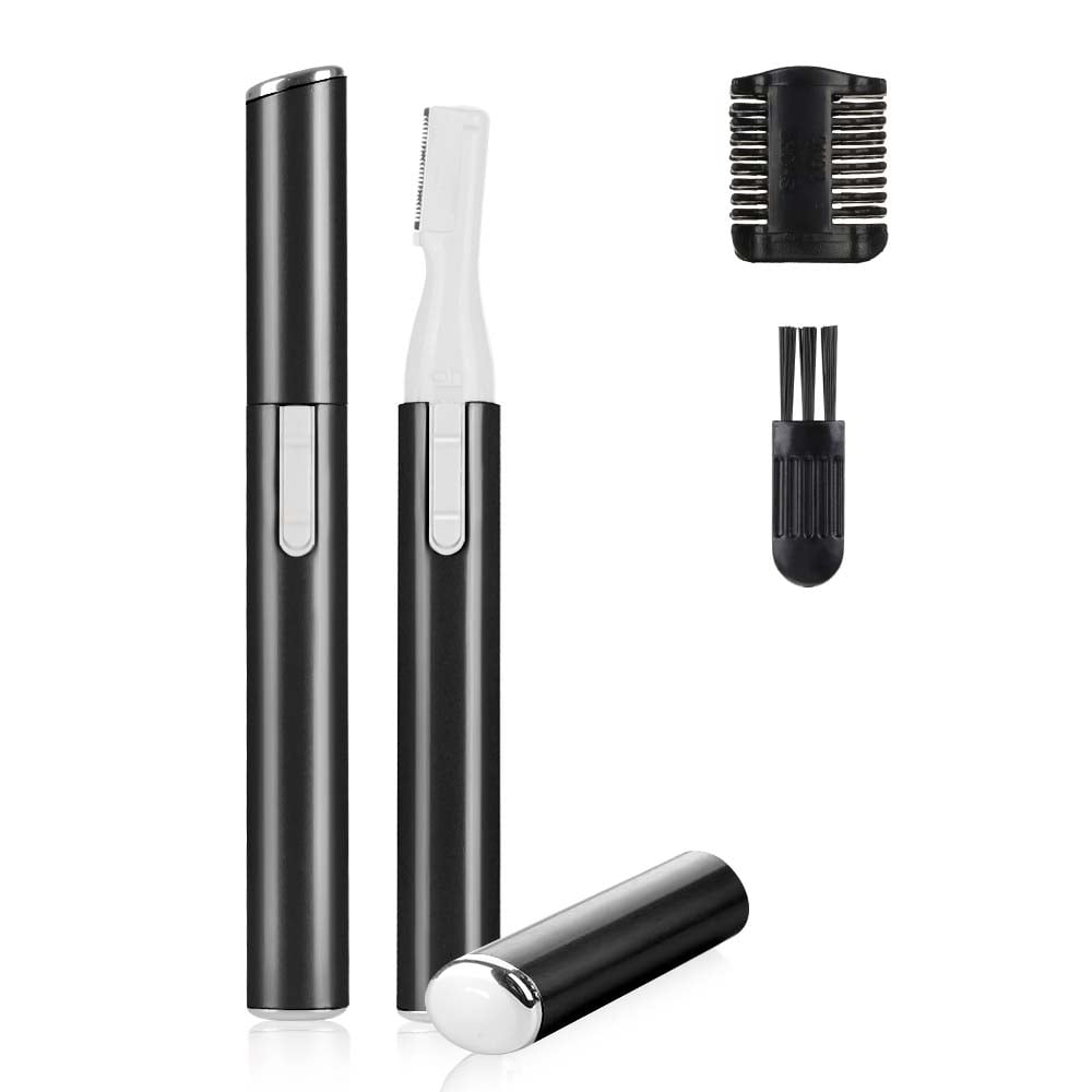Electric Facial Hair Eyebrow Trimmer Razor Blade Shaver Remover Kit For ...