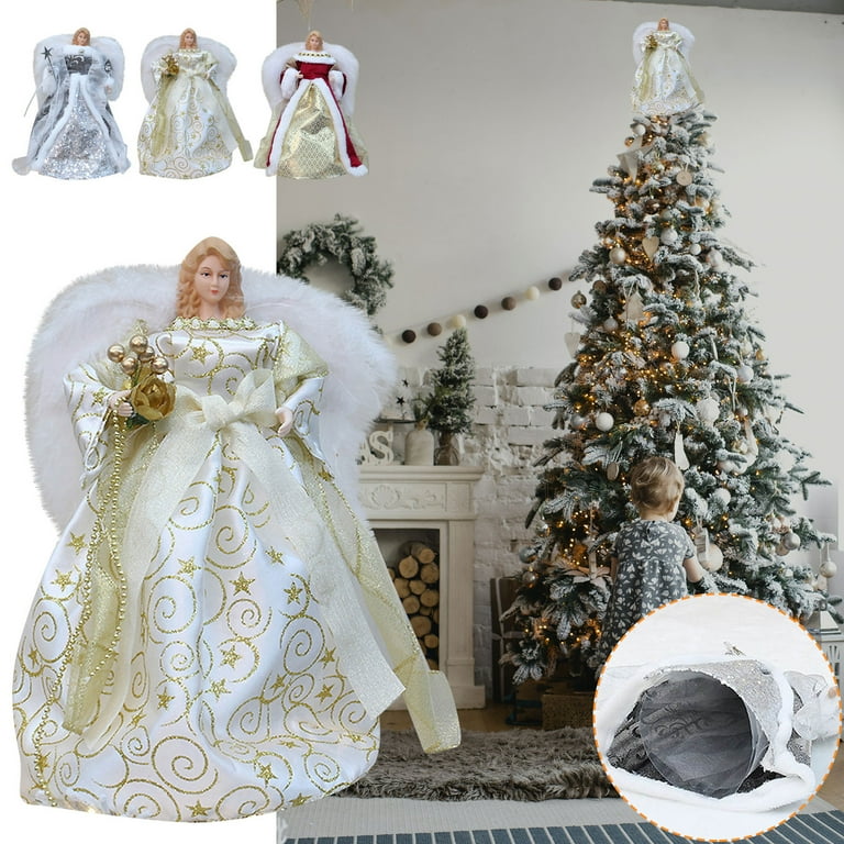 Christmas Tree Topper Angel Wings Mr. Christmas Animated Christmas