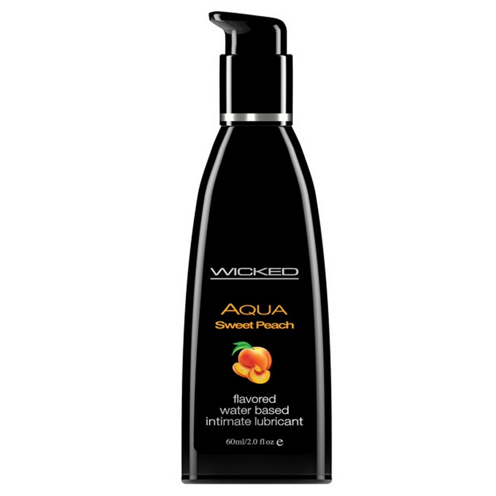 Aqua Sweet Peach Flavored Water Based Lube - 2 Oz. / 60 ml - Walmart ...