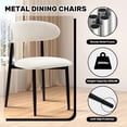 3-Piece Round Glass Dining Table Set, 36" Modern Tempered Glass Kitchen ...