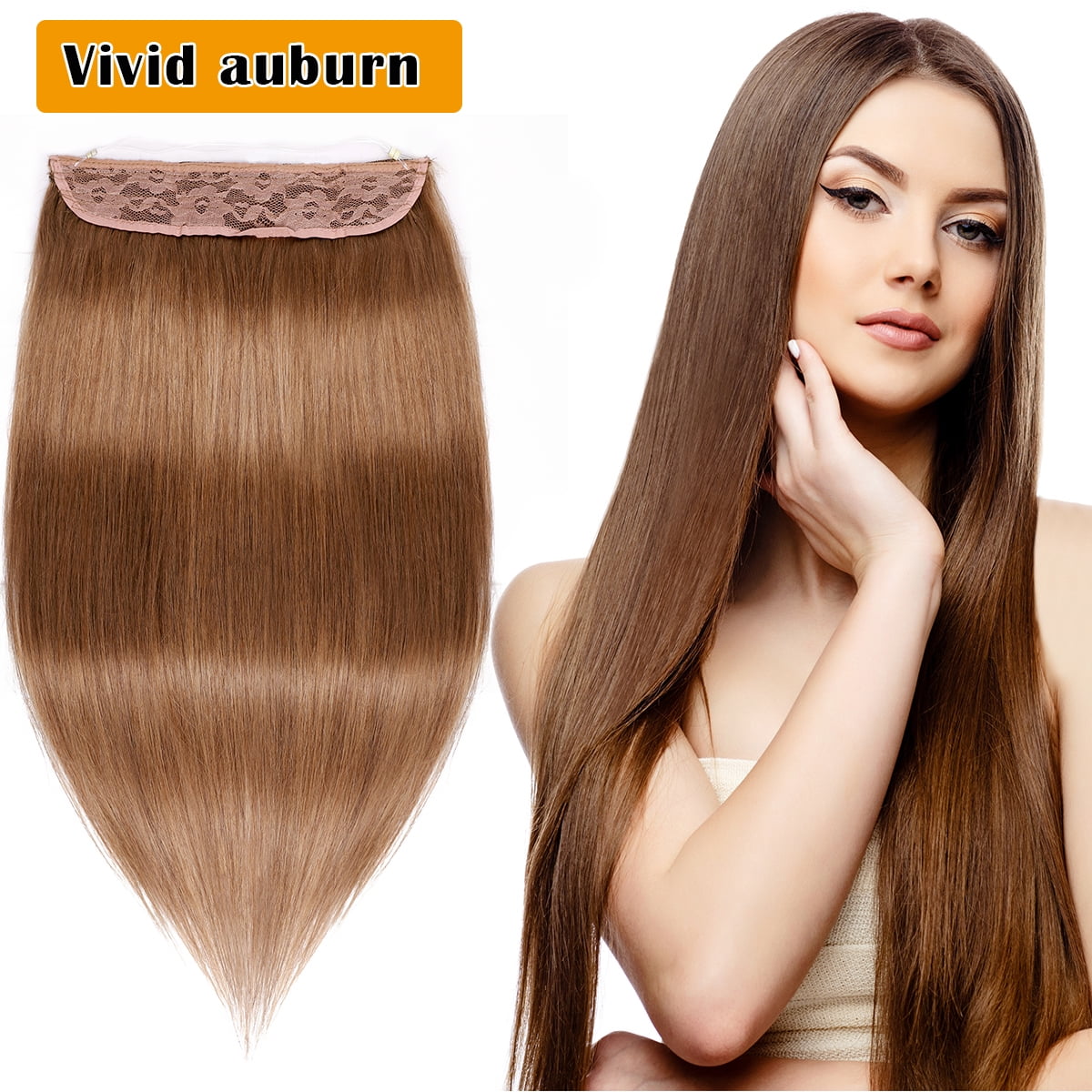 SEGO Thick Hidden Wire in Hair Extensions 100% Remy Human Hair ...