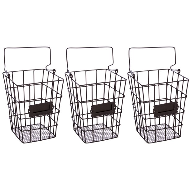 Metal Wire and Mesh Hanging Utensil and Storage Basket by Blue Ridge ...