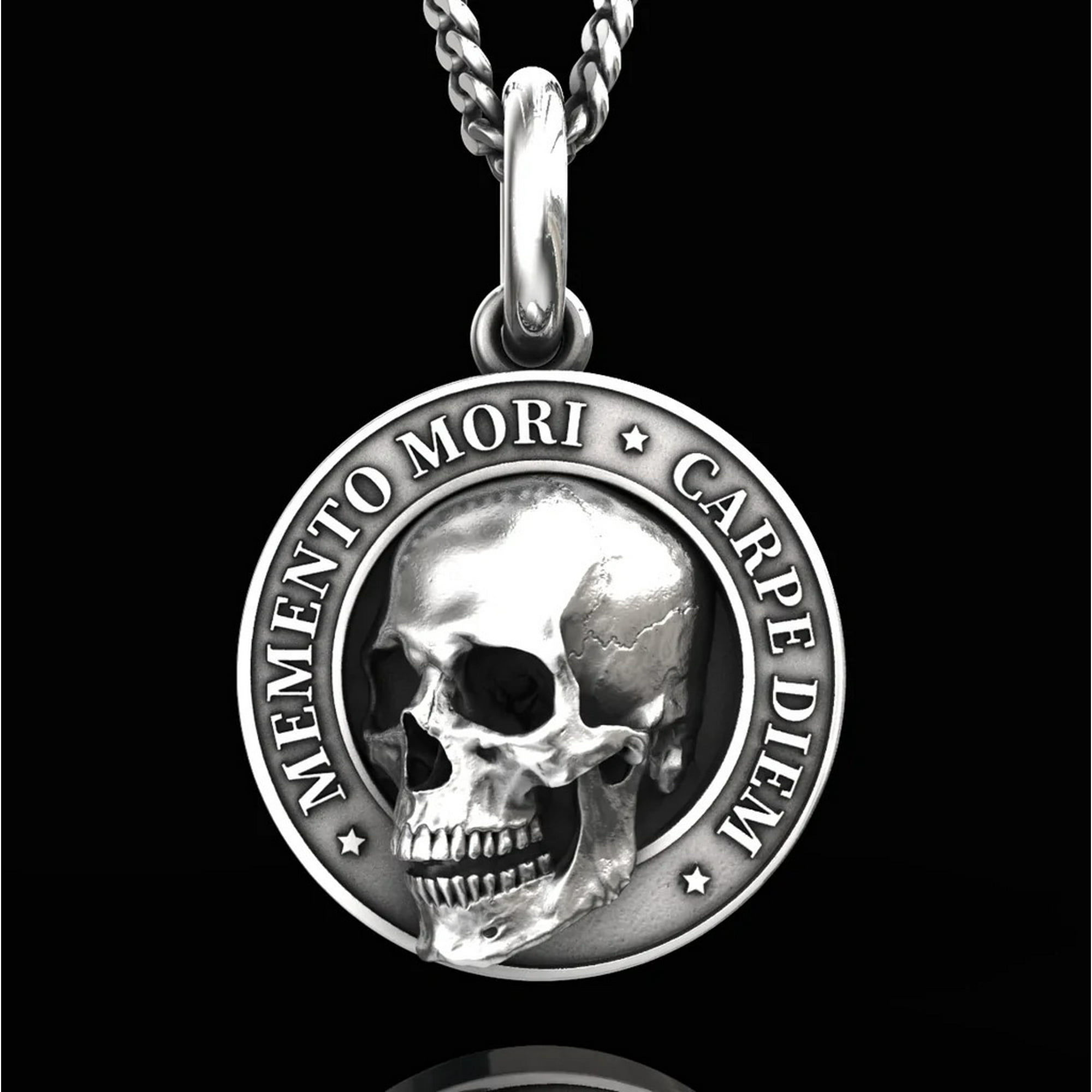 Click here for Jiuou Memento Mori Skull Pendant prices