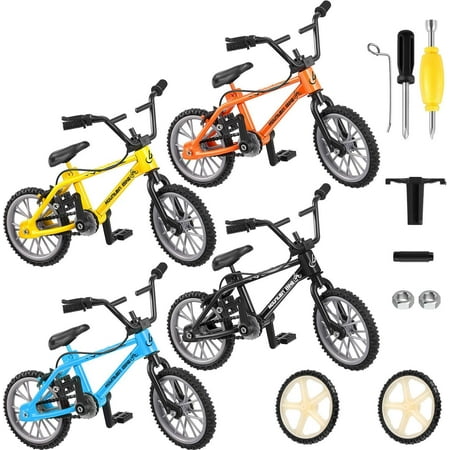 8 Pieces Finger Bikes Mini Finger Mountain Bikes with Brake Ropes ...