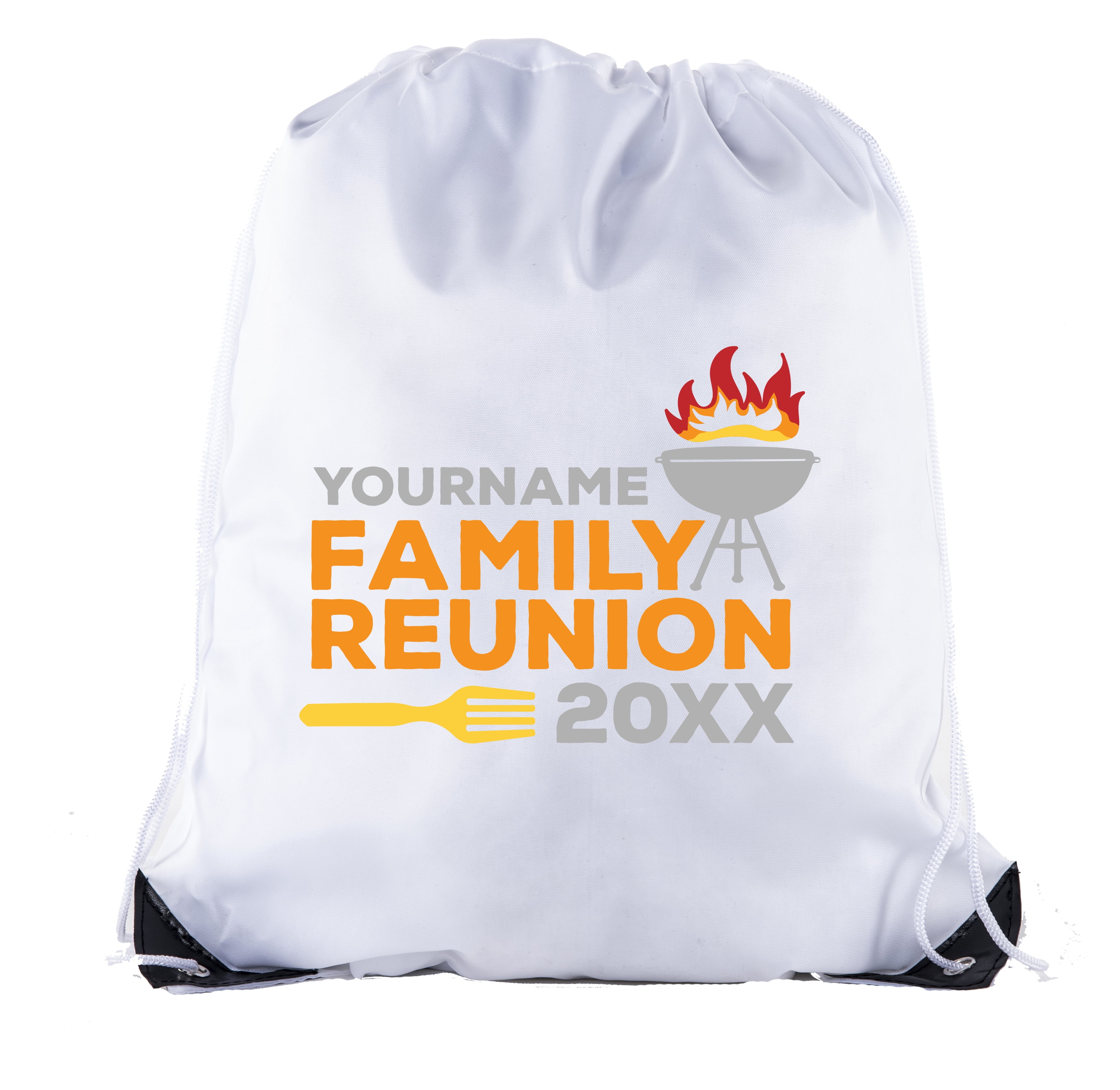 Flame on Grill with Custom Name and Date-Family Runion Party Favor Gift ...