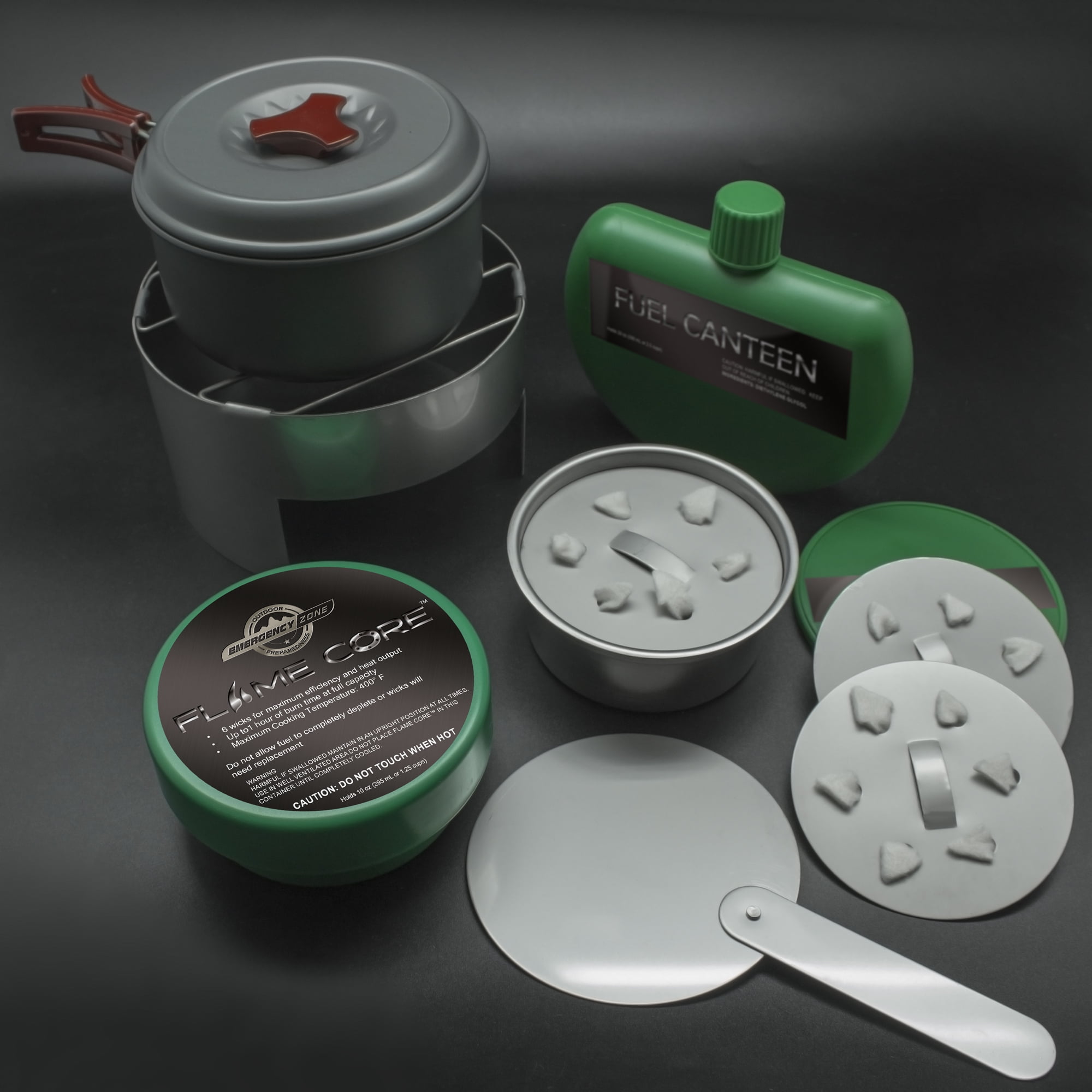 FlameCore Fuel Set with Fuel and Mess Kit - Walmart.com